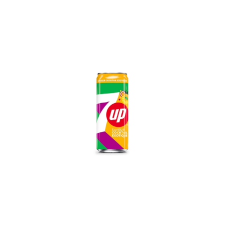 7 Up tropical 24 x 33 cl / Halal Food Service / Boissons gazeuses